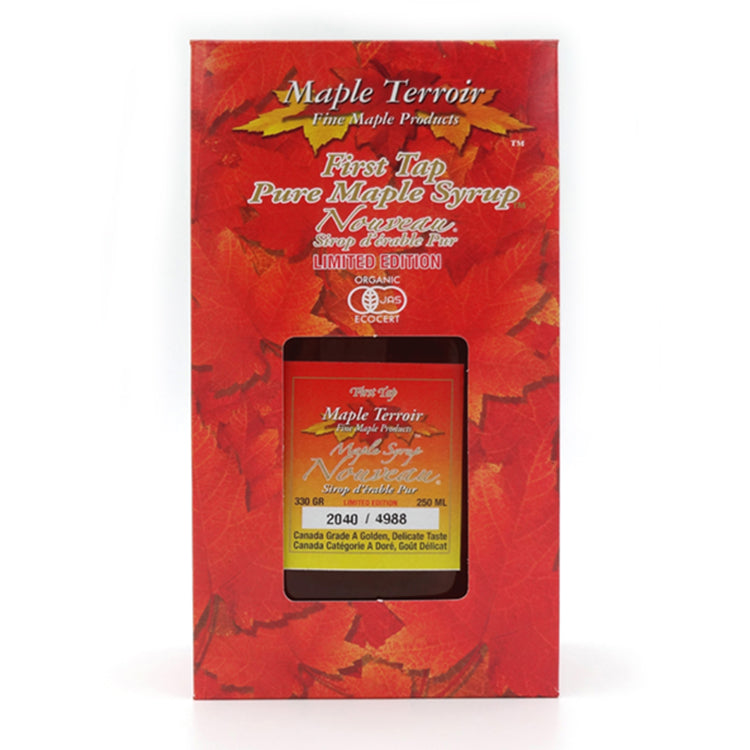 Organic Maple Syrup Nouveau (Grade A Golden, Delicate Taste) 250ml ...